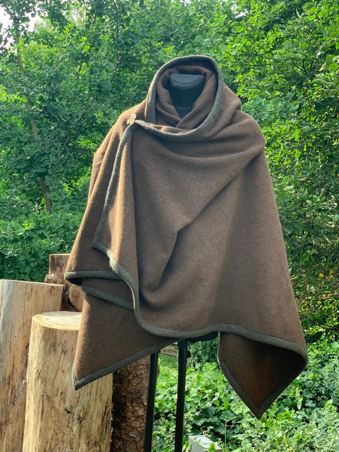 Rectangular Coat Made of UNDY VIRGIN WOOL, Medieval Clothing, Viking ...