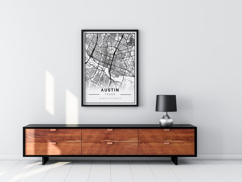 Custom Monochrome Maps DIGITAL FILE - Etsy