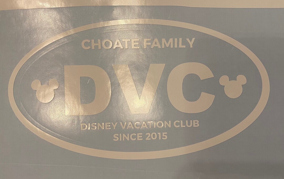 DVC Auto Decal - Etsy