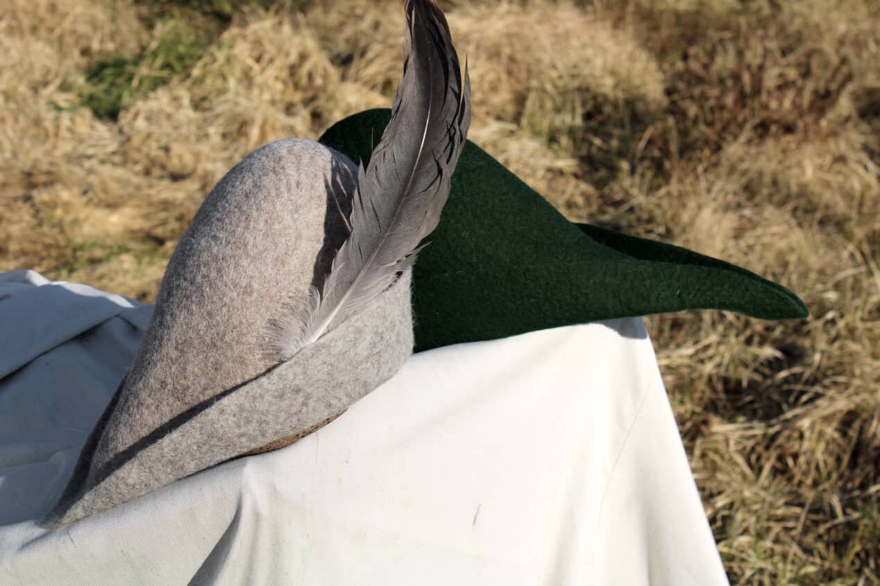 Bycocket Hat Medieval Hat Robin Hood Hat Handfelted - Etsy