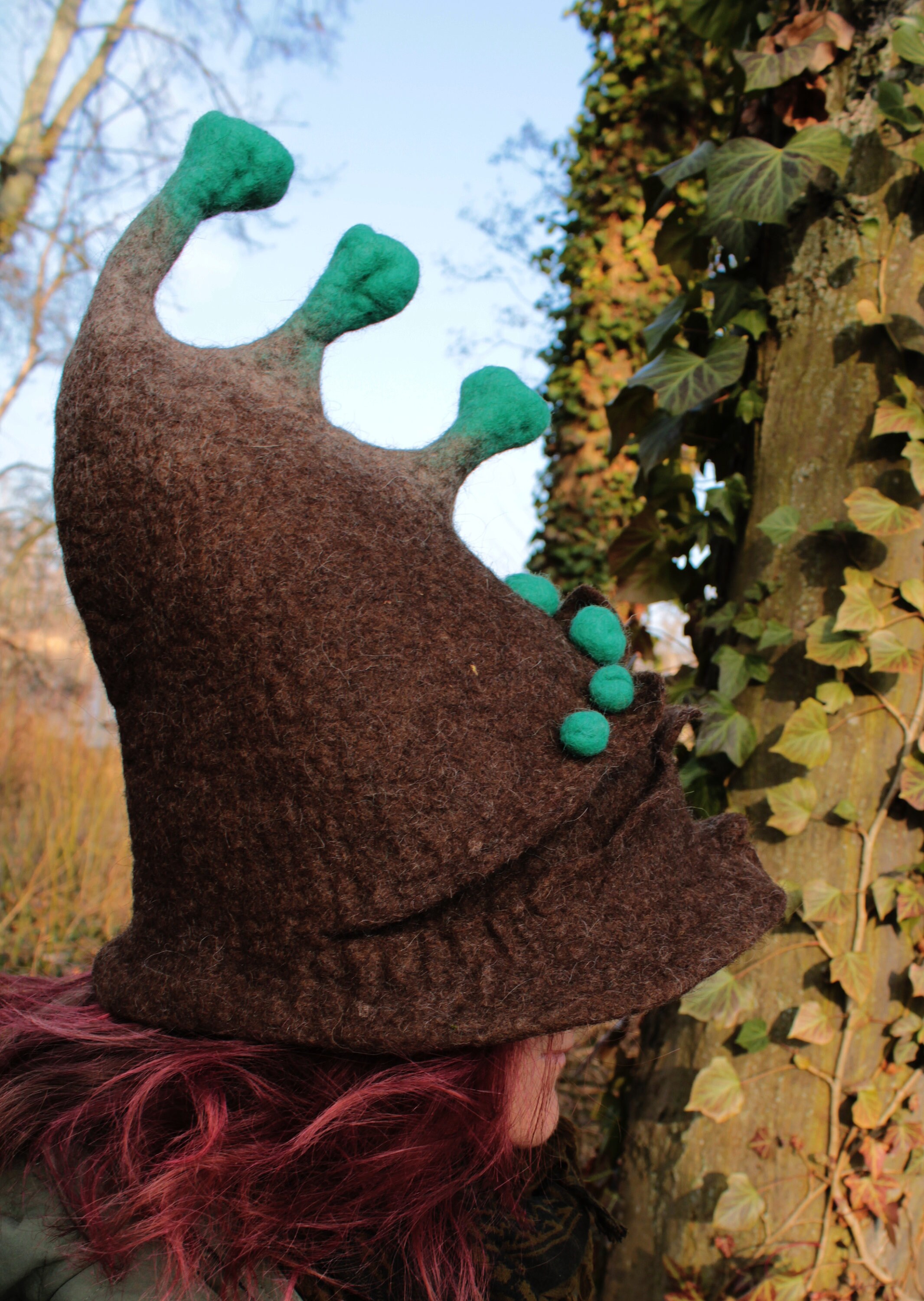 Glowing in the Dark Druids Hat Festival Fantasy Hat, Forest Creature ...