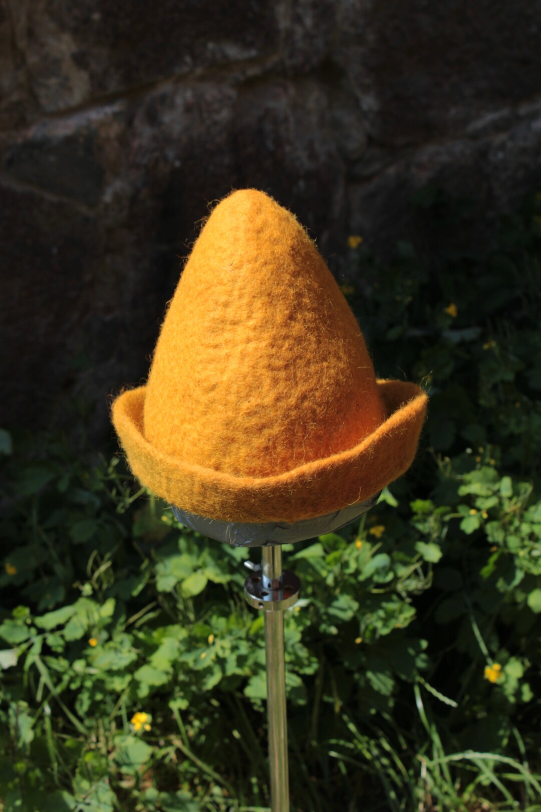 Early Medieval Felt Hat, Natural Plant Dyed - Frühmittelalterlicher ...