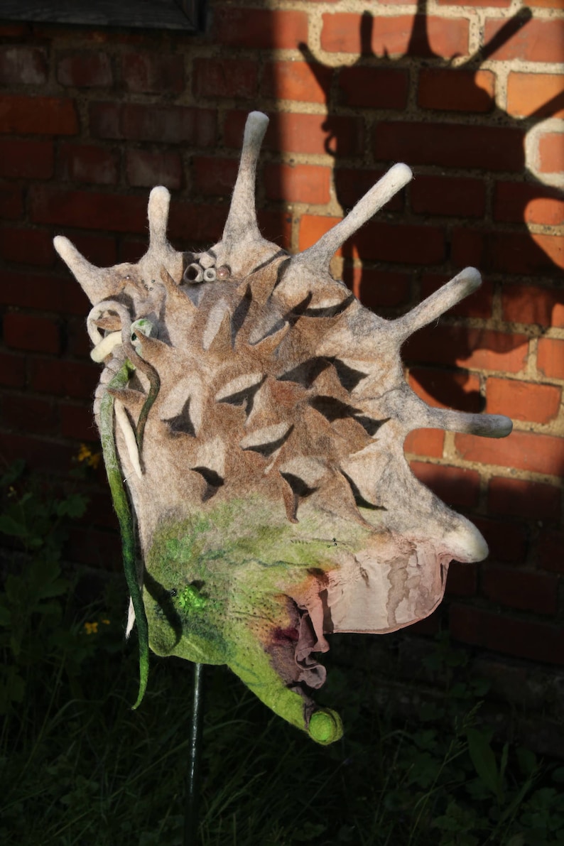 Festival Handfelted Pufferfish Hat Sea Creature Hat - Etsy