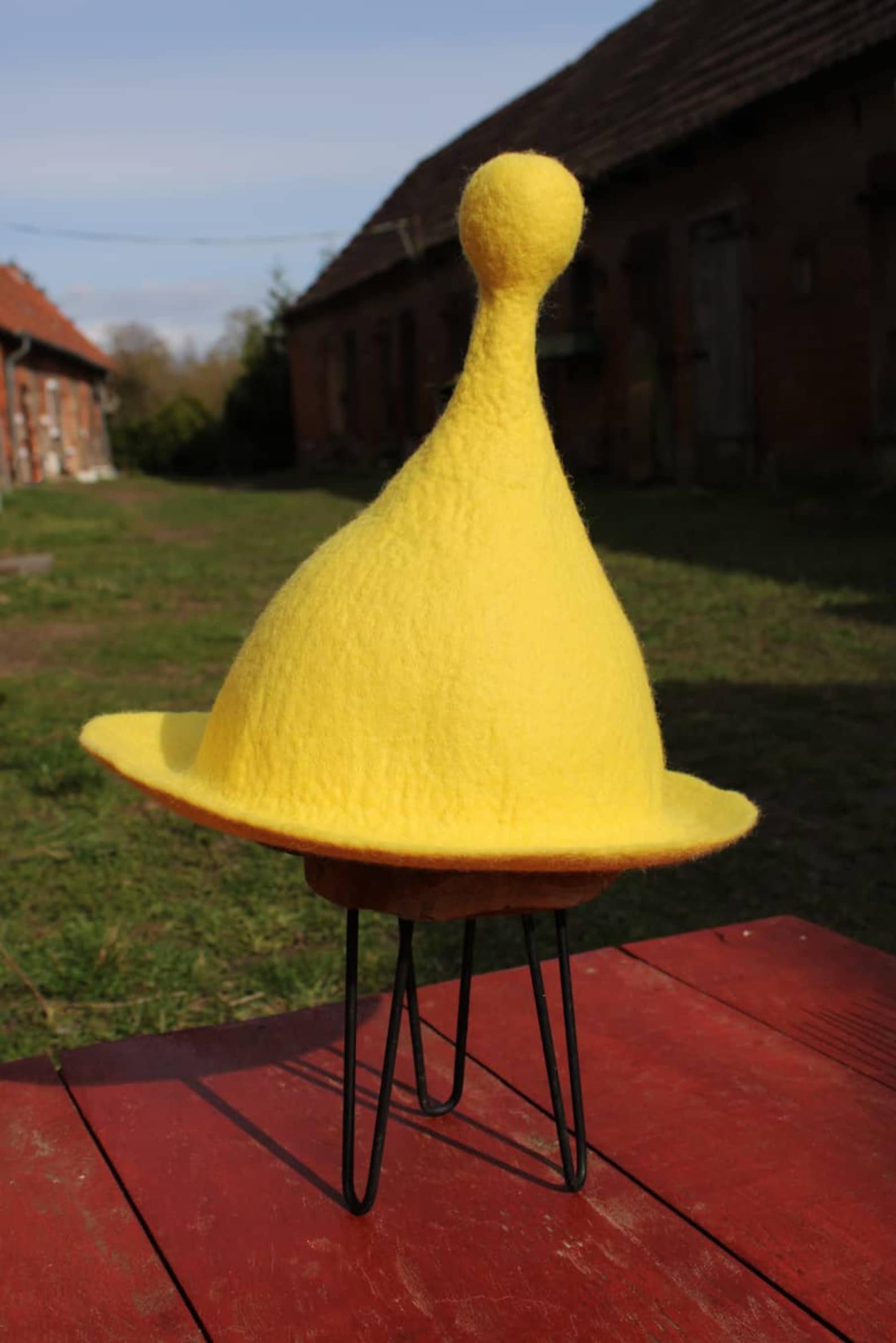 Yellow Jewish Hat Judenhut Medieval Jews Cap Mittelalter - Etsy