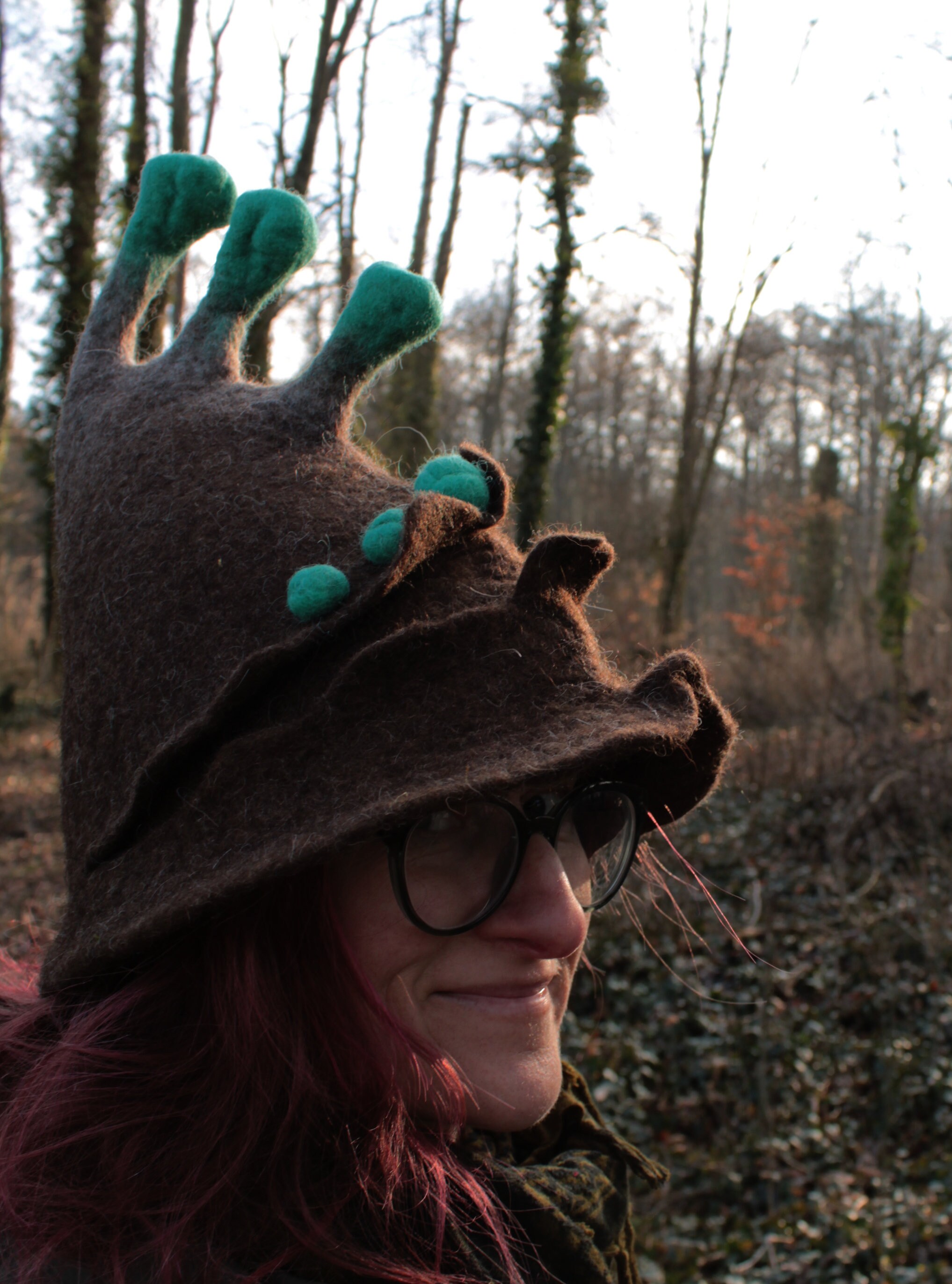 Glowing in the Dark Druids Hat Festival Fantasy Hat, Forest Creature ...