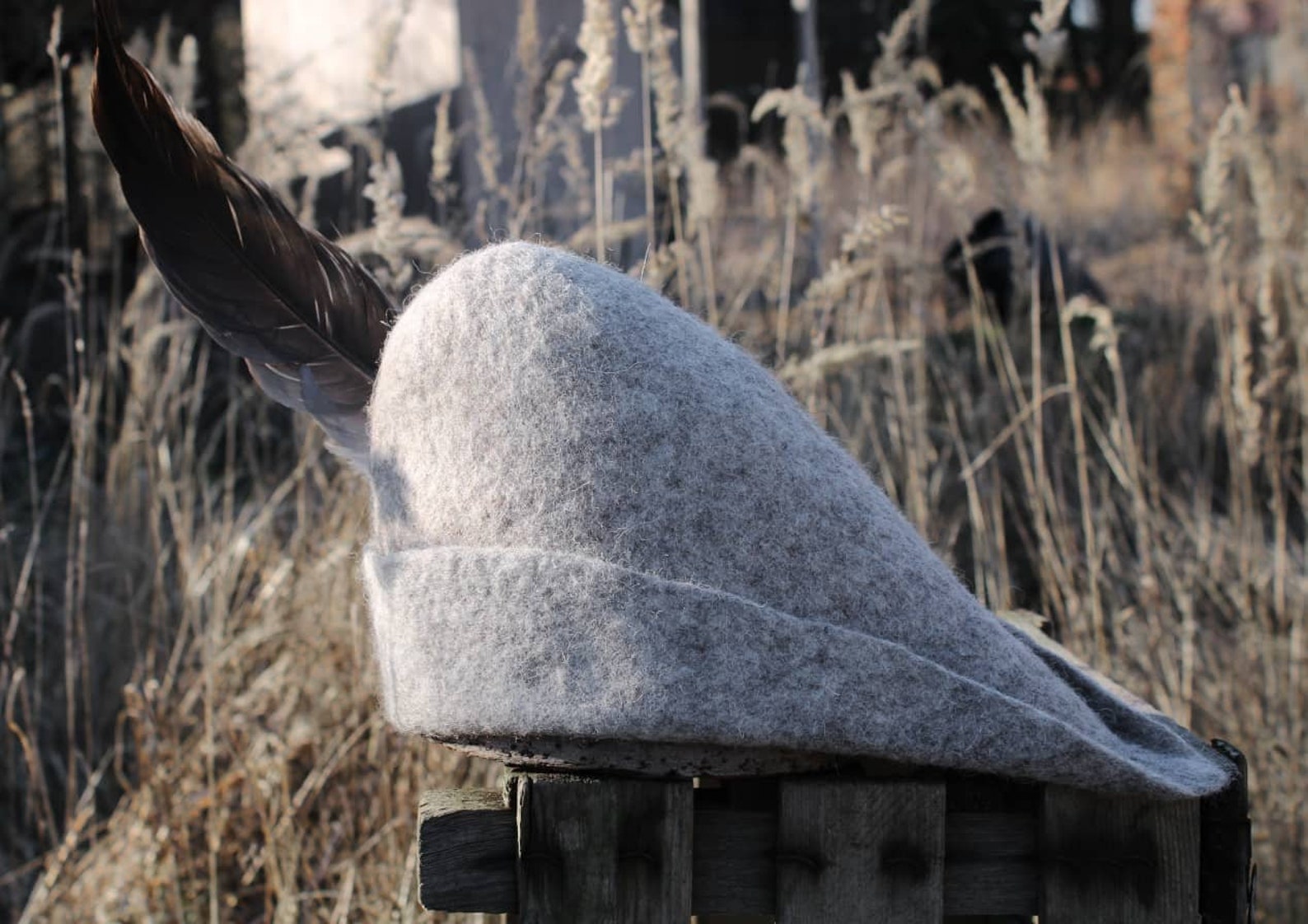 Bycocket Hat Medieval Hat Robin Hood Hat Handfelted - Etsy