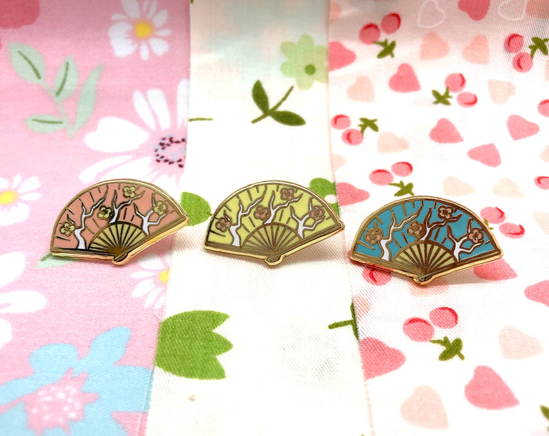 Fan Pin Set of Two - Etsy