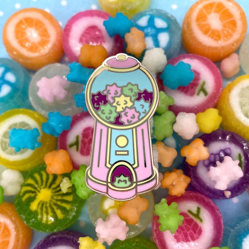 Candy Enamel Pin - Etsy