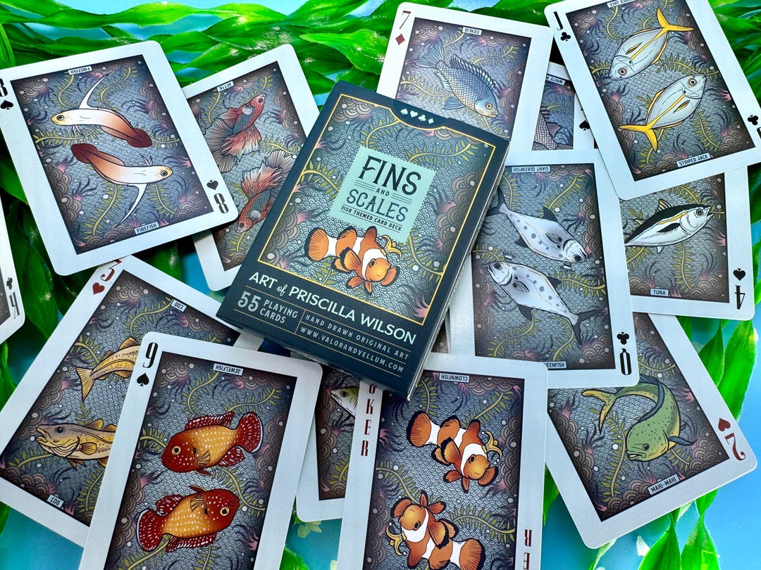 Fins & Scales Card Deck - Etsy