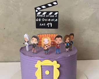 Friends Themed Cake Topper - Etsy