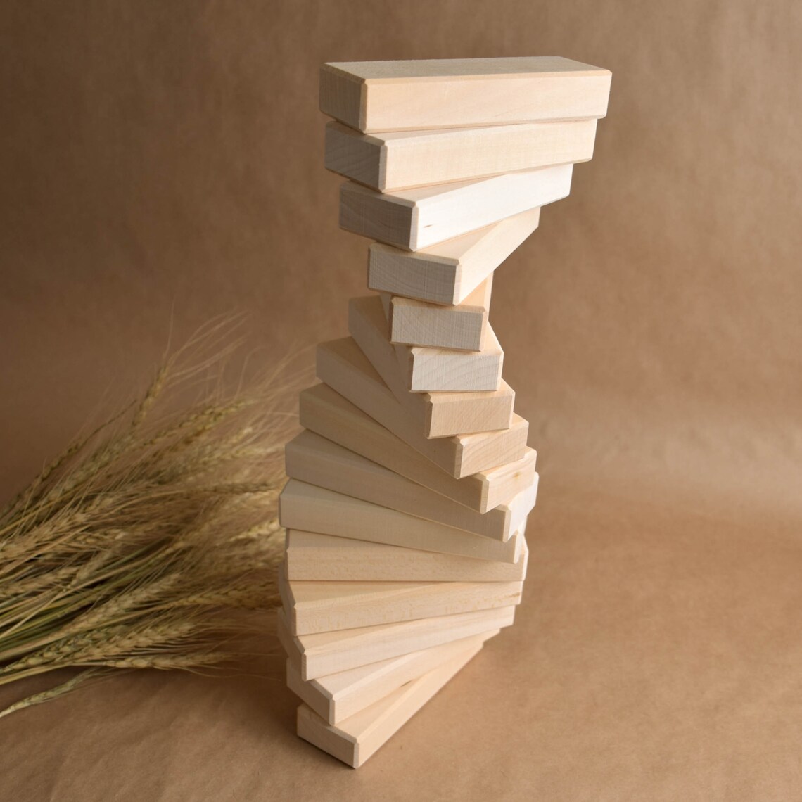 Wood Baby Square Building Blocks Toy Set Montessori Baby - Etsy