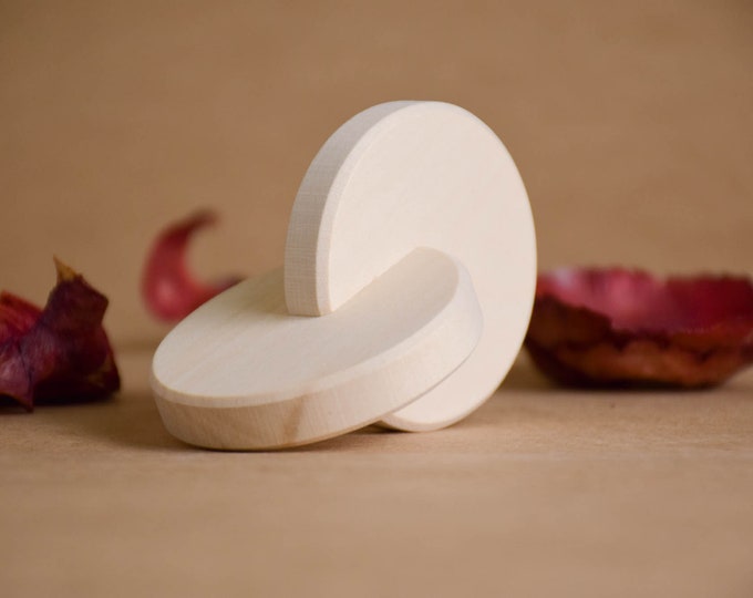 Montessori Interlocking Discs, Double Wooden Disc, Rolling Disc, United ...