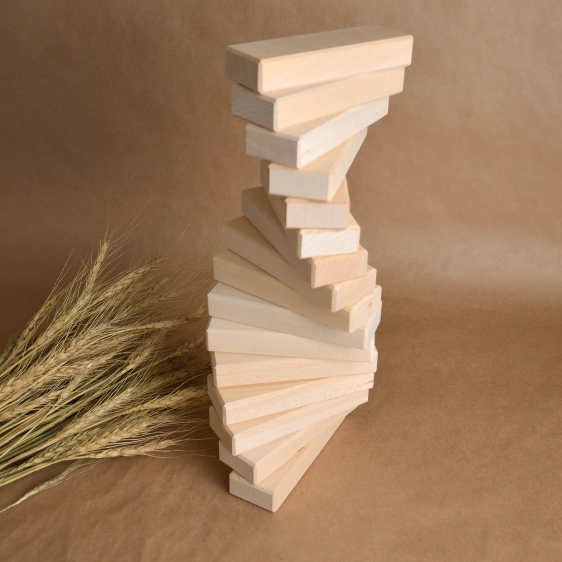 Wood Baby Square Building Blocks Toy Set Montessori Baby - Etsy