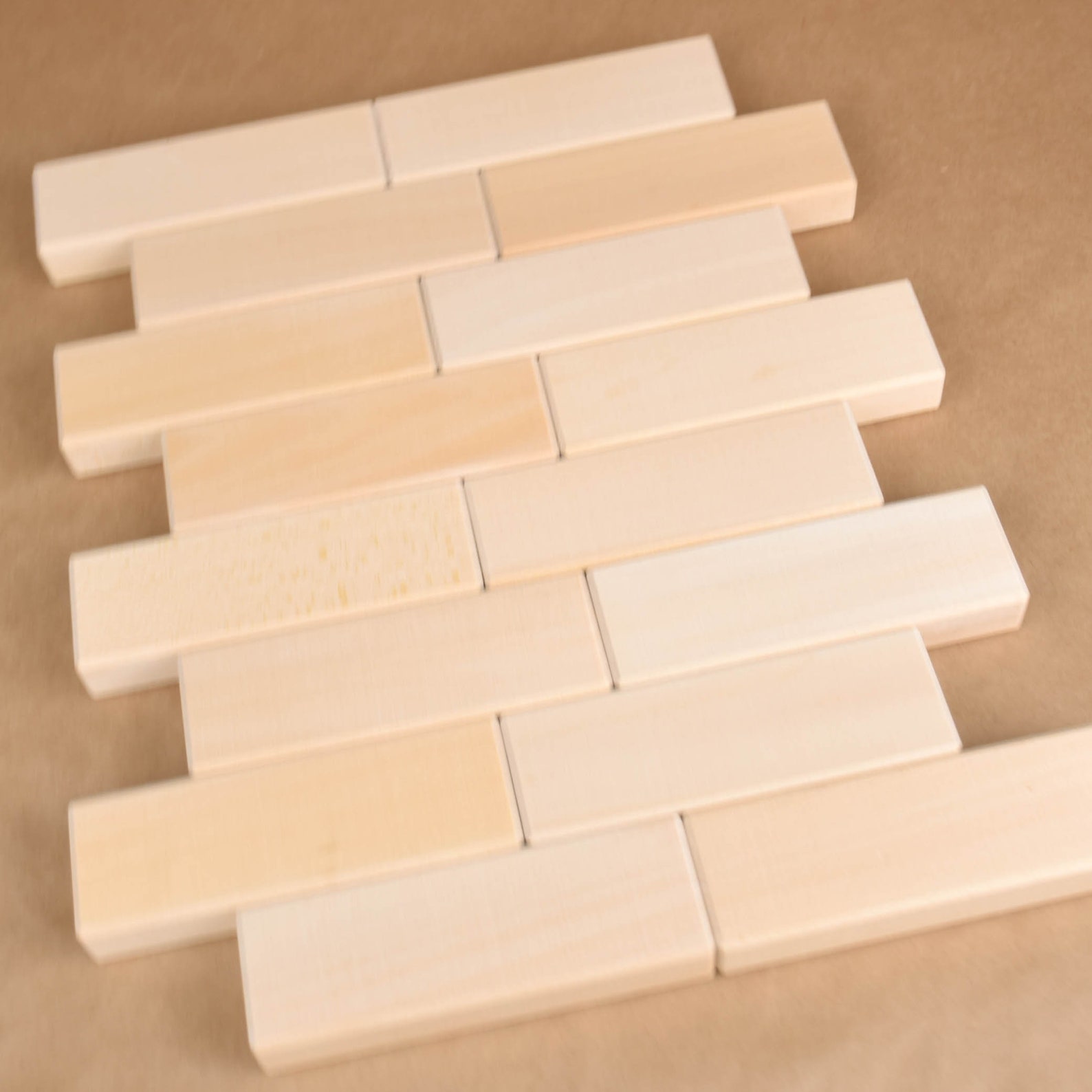 Wood Baby Square Building Blocks Toy Set Montessori Baby - Etsy