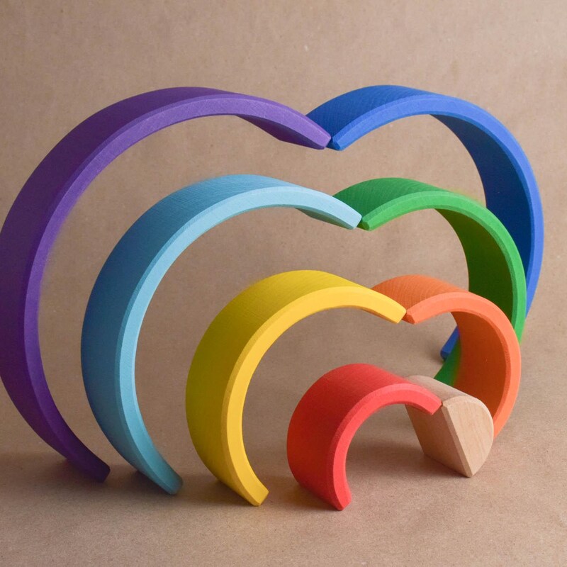 Rainbow Stacker - Etsy