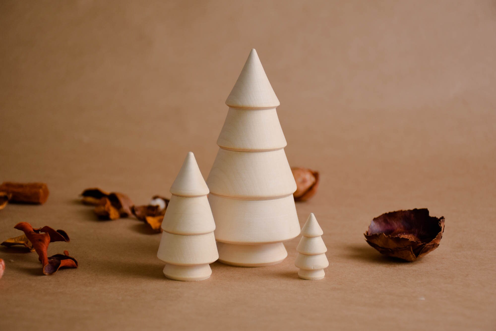 Wooden Tree Toy Set OPENING Woodland Trees Playset Nursery | Etsy