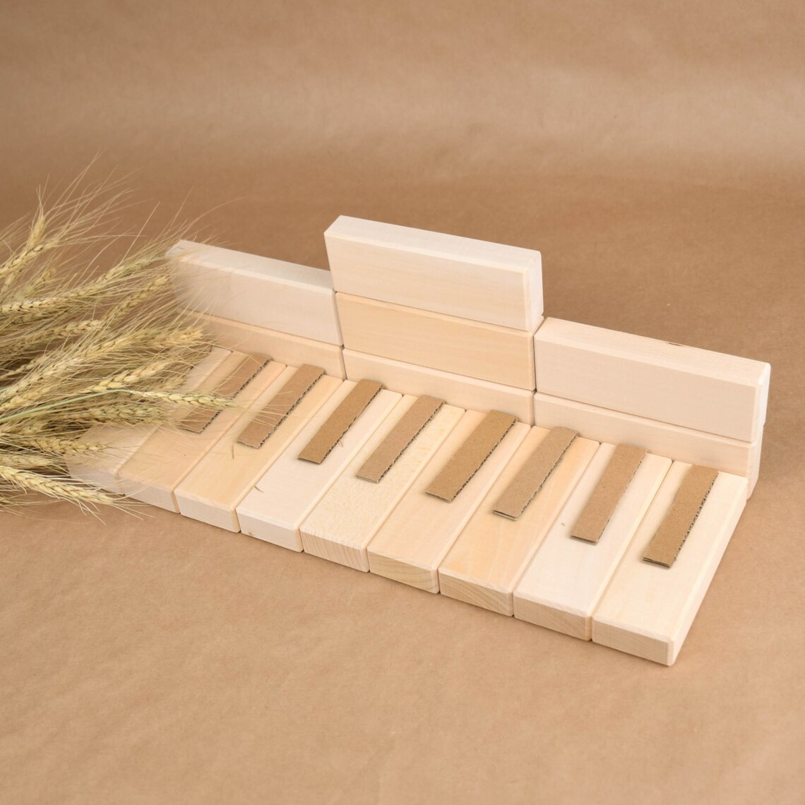 Wood Baby Square Building Blocks Toy Set Montessori Baby - Etsy