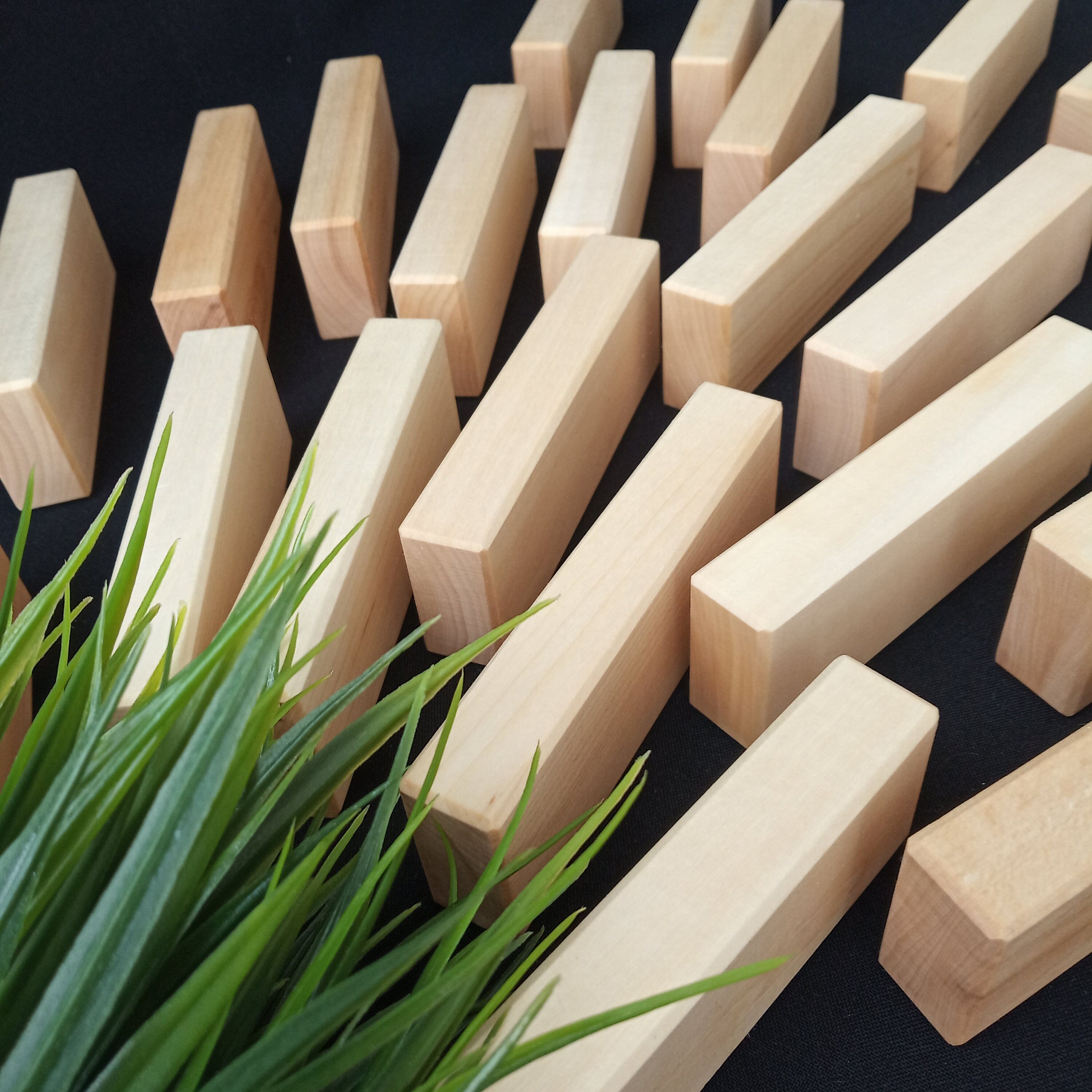 Wood Baby Square Building Blocks Toy Set Montessori Baby | Etsy