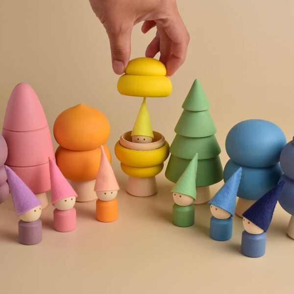 Wooden Tree Toy - Etsy