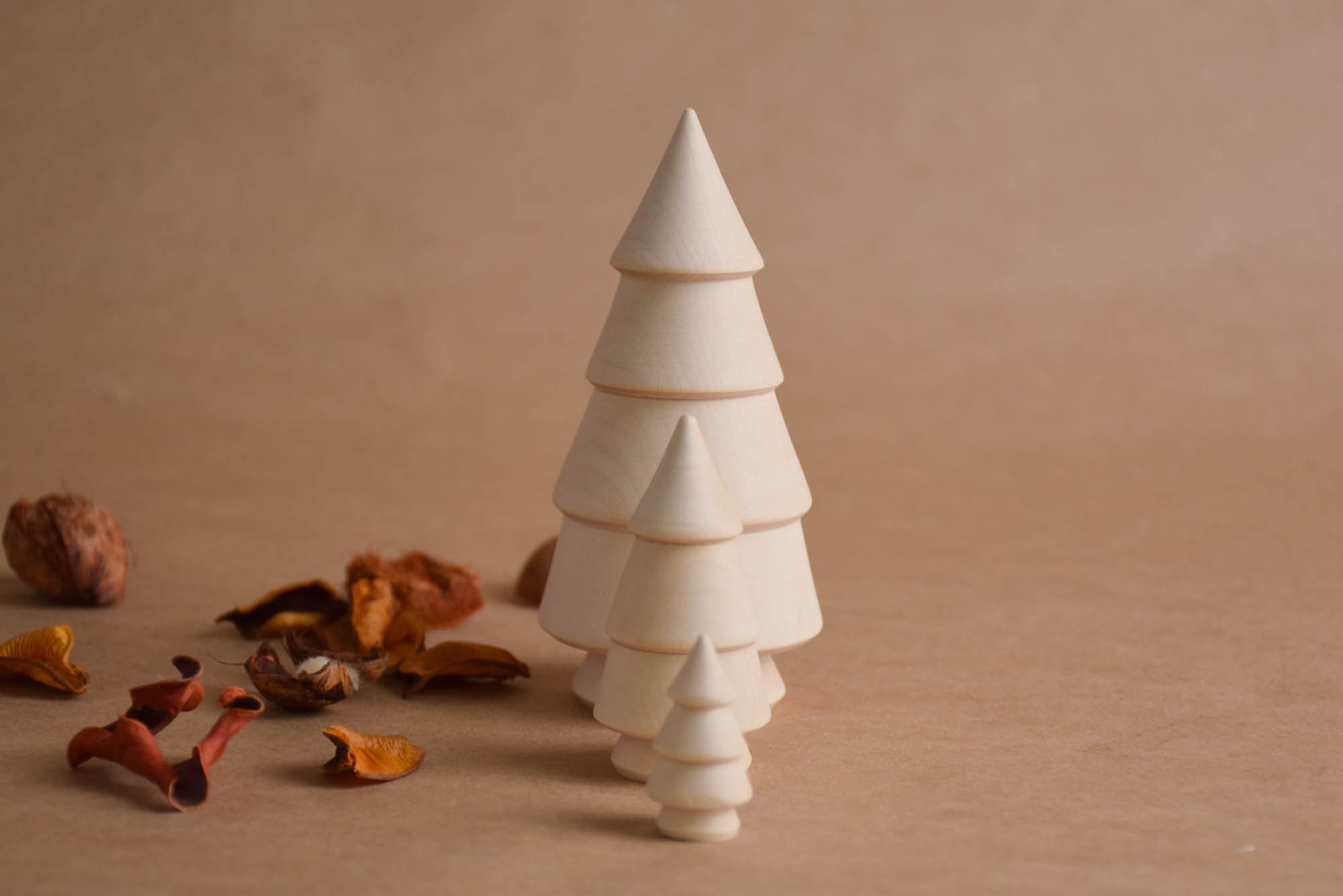 Wooden Tree Toy Set OPENING Woodland Trees Playset Nursery | Etsy