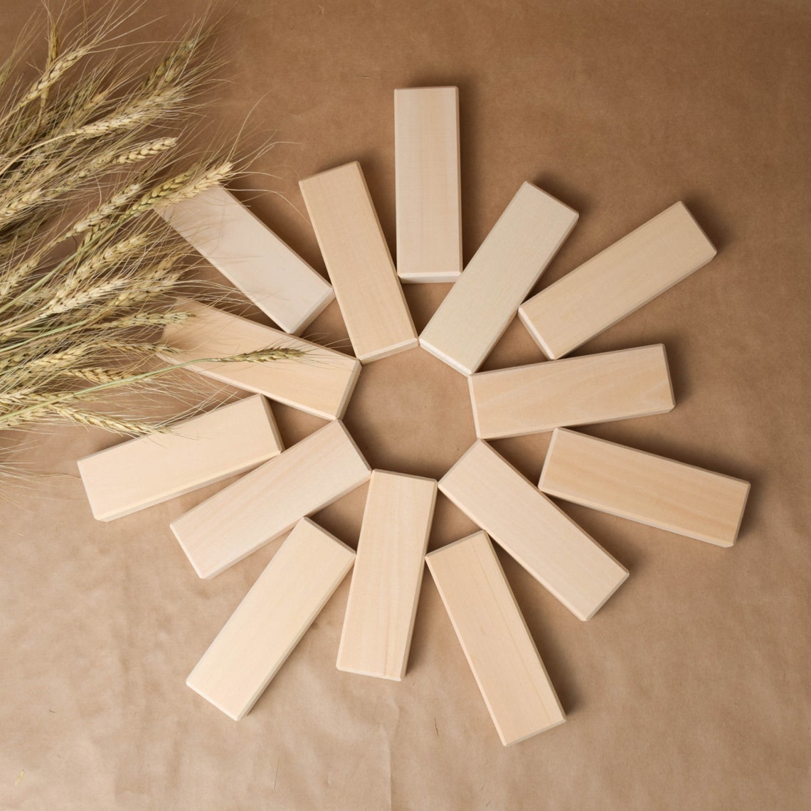 Wood Baby Square Building Blocks Toy Set Montessori Baby - Etsy