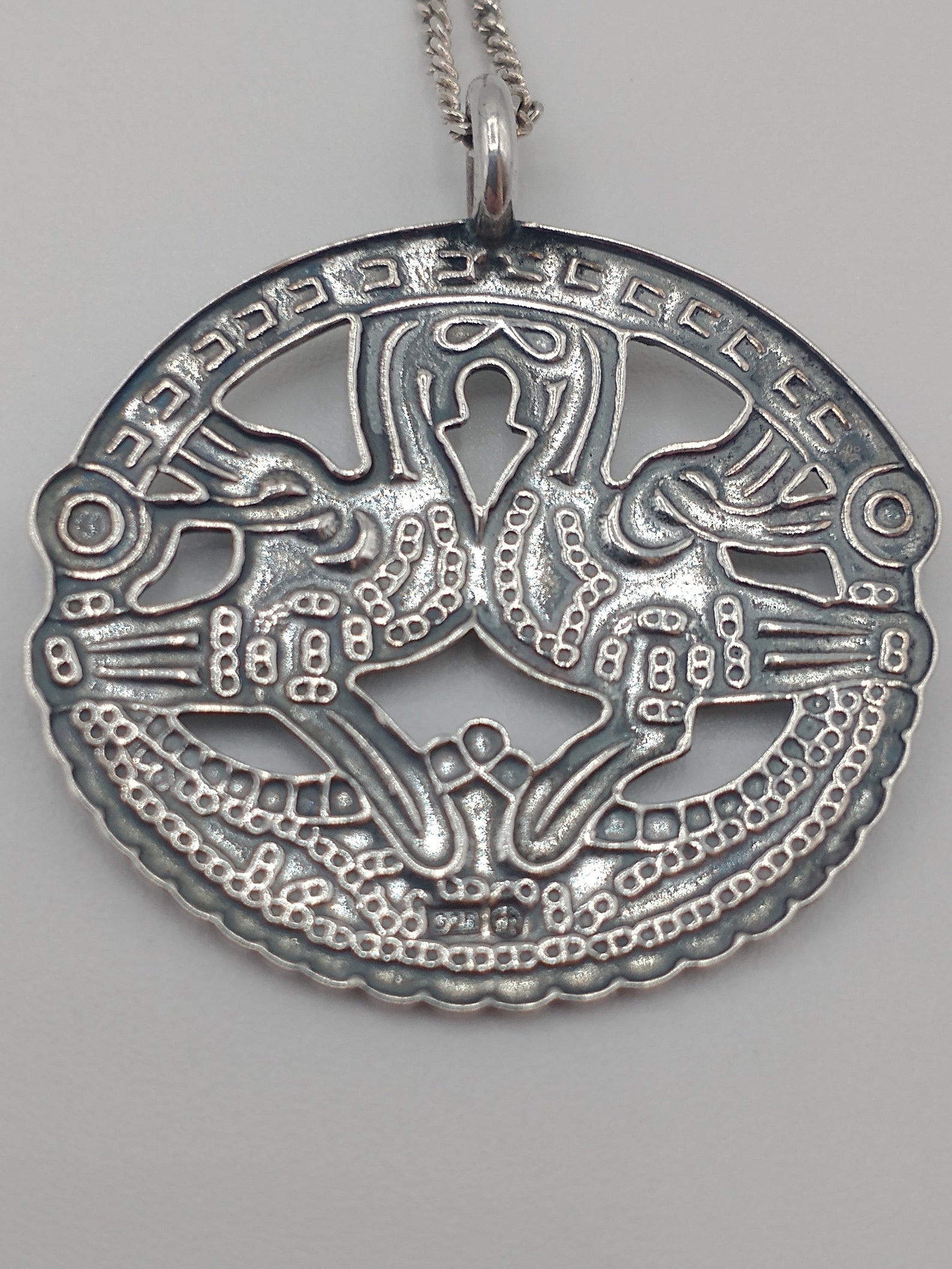 Kalevala Koru, Finland, Roosters of Kuhmoinen Sterling Silver Pendant ...
