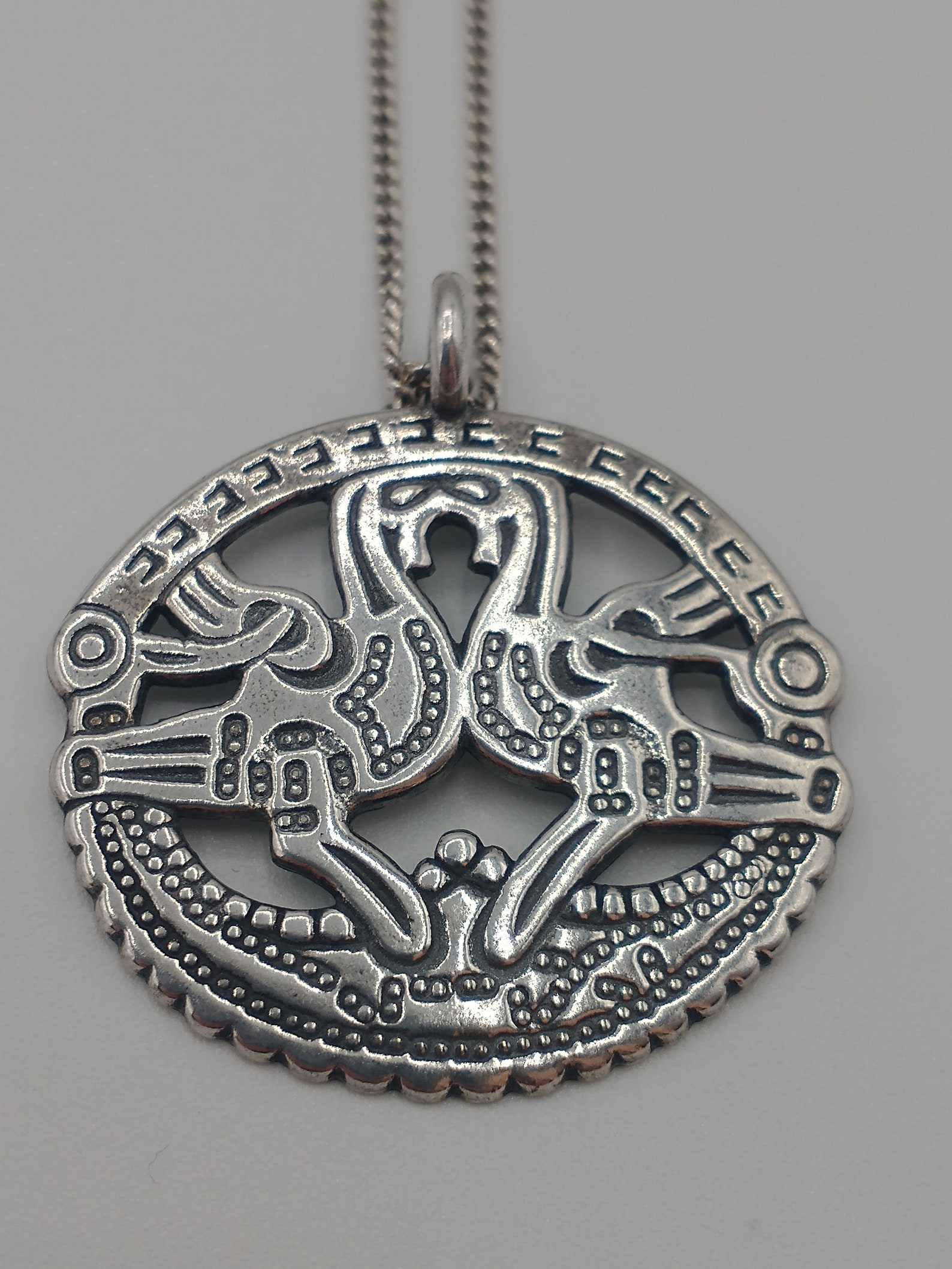 Kalevala Koru, Finland, Roosters of Kuhmoinen Sterling Silver Pendant ...