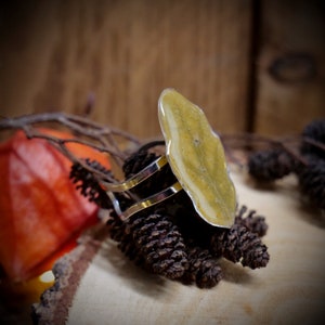 Your Choice of Adjustable Rings a Leaf on Your Finger Oak Leaf, Autumn ...