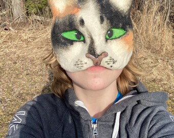 Calico Cat Therian/quadrobics Mask - Etsy