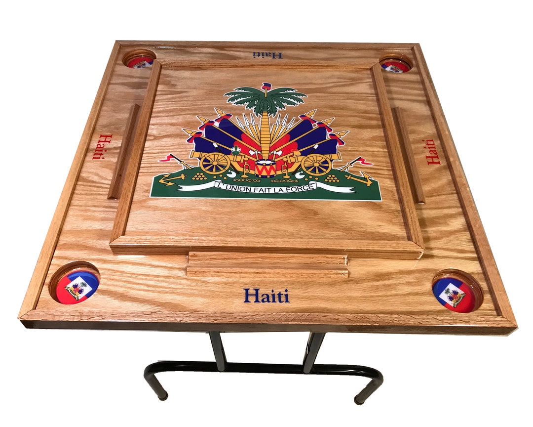 Haiti Coat of Arms Domino Tables - Etsy