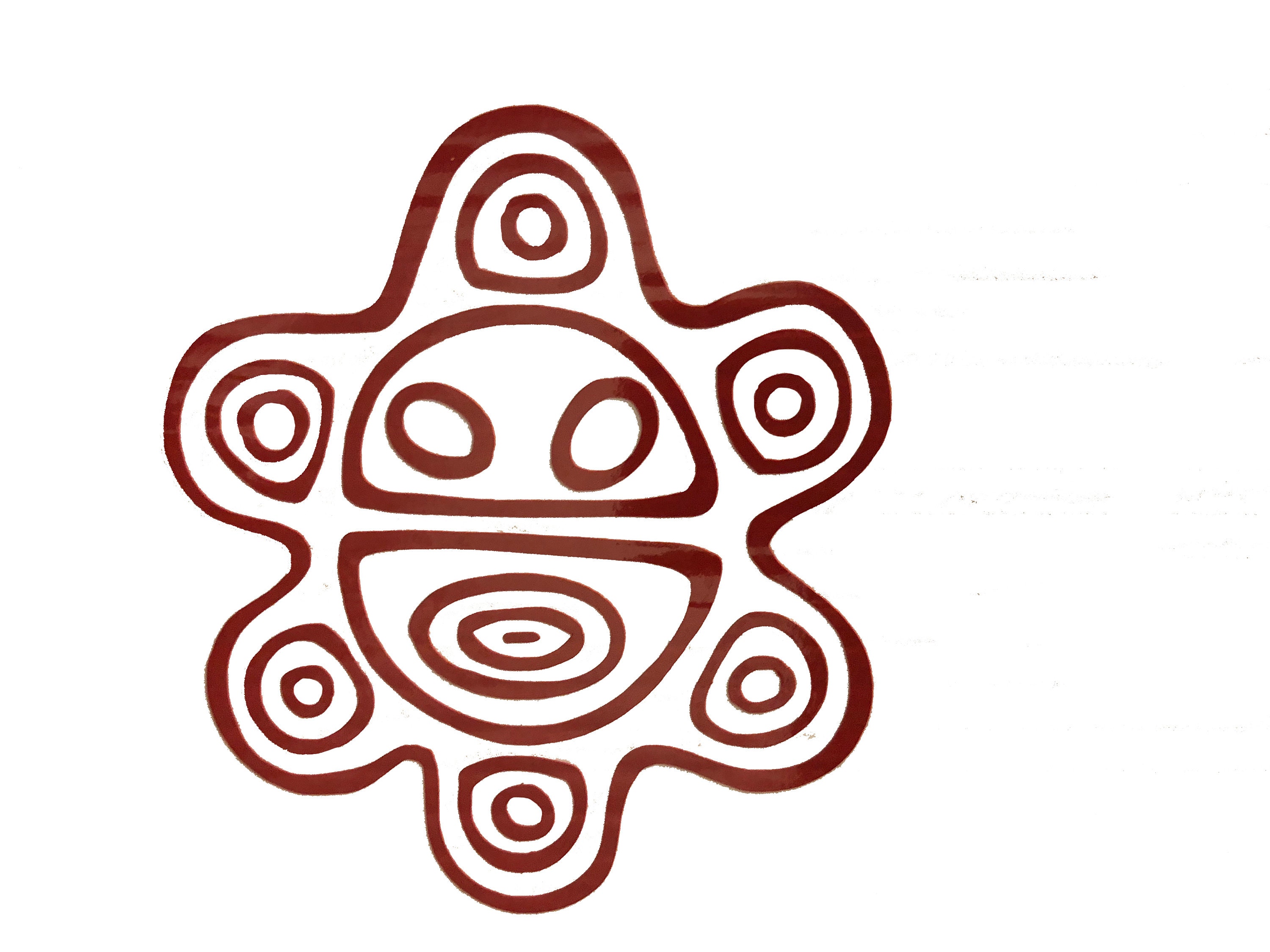 Puerto Rican Sun Taino Decal - Etsy