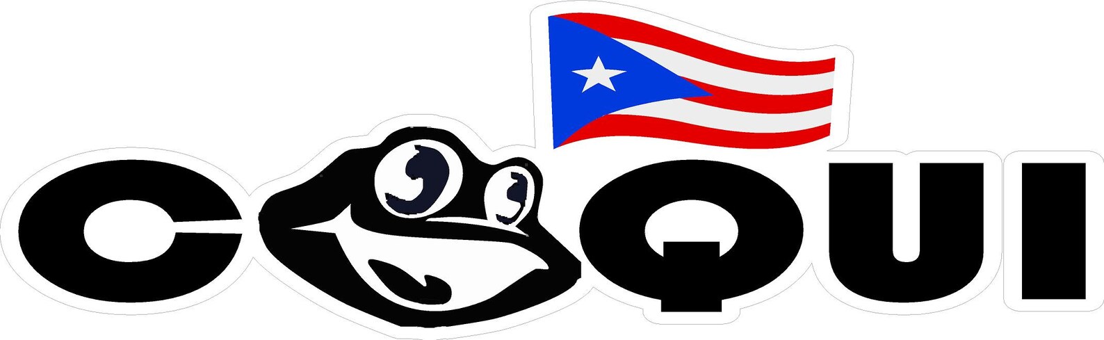 Puerto Rico Flag Decal coqui - Etsy