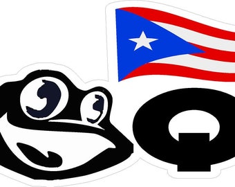 Puerto Rico Coqui Decal/sticker - Etsy