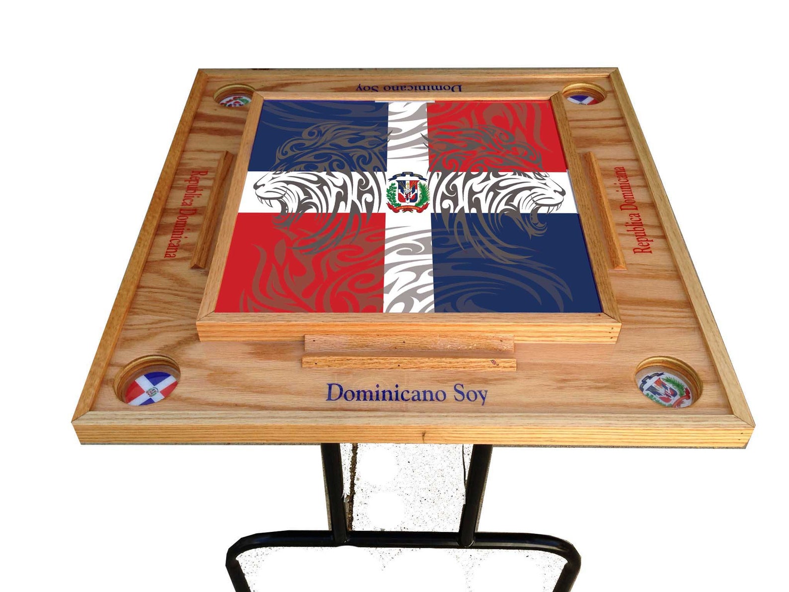 Dominican Republic Flag Domino Table Leon - Etsy