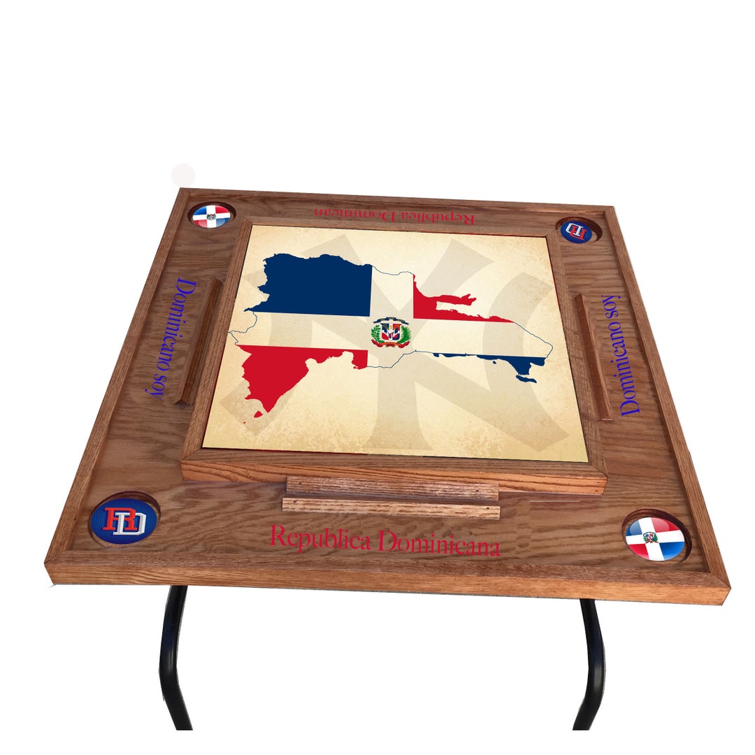 Dominican Republic Map & NY Domino Table - Etsy