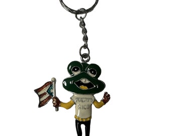 Coqui Taino Frog Acrylic Keychain With Tassel, Purse Charm, Backpack ...