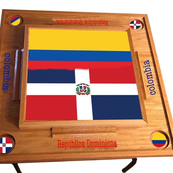 Dominican Colombian Domino Table - Etsy