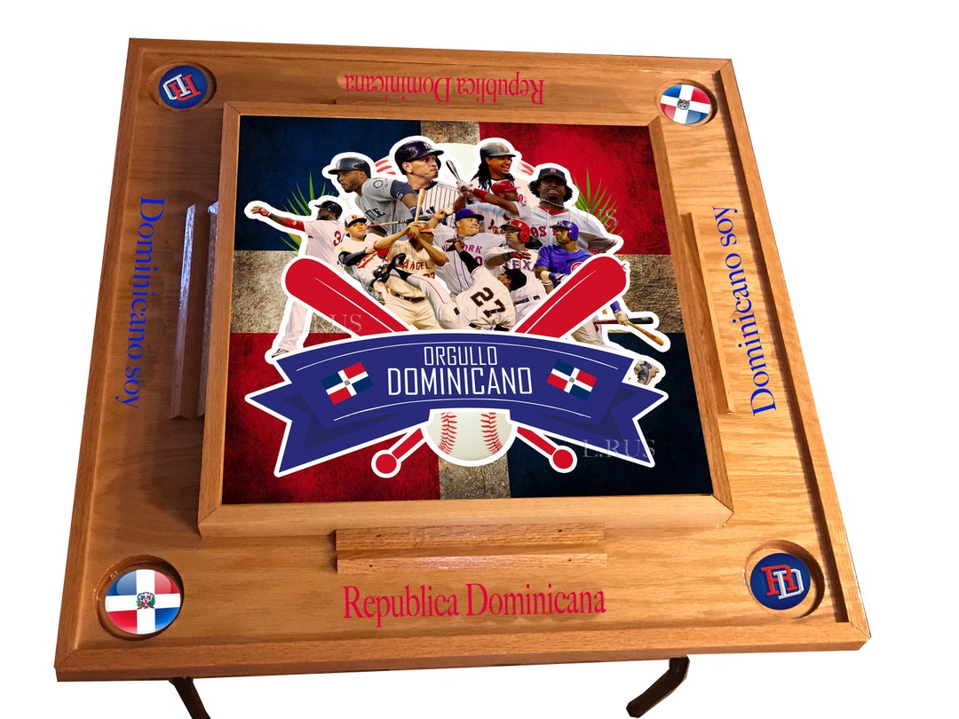 Orgullo Dominicano Baseball Domino Table - Etsy
