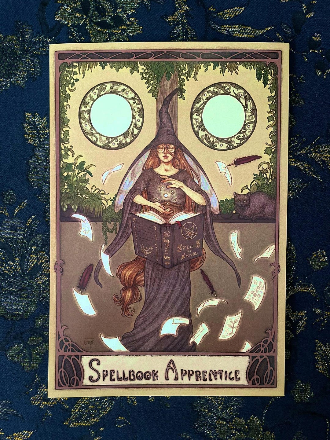 Spellbook Apprentice Print - Etsy