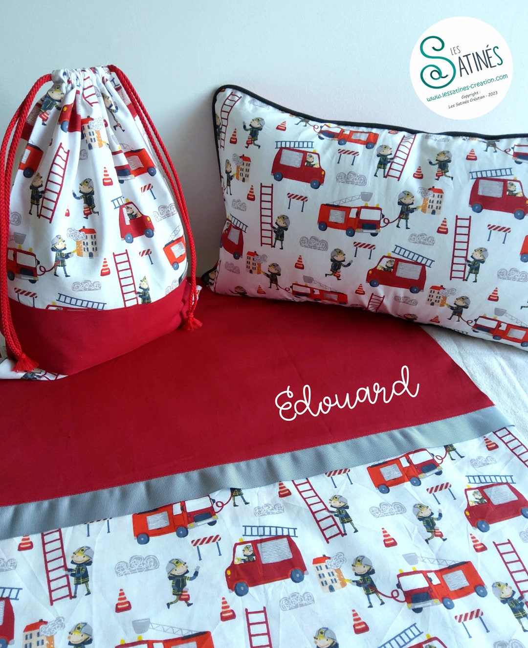 Back-to-school Firefighter Nap Kit Customizable First Name - Etsy