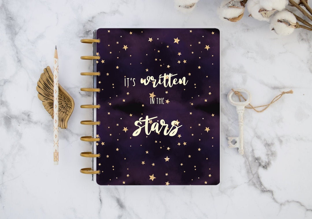 Galaxy Planner Cover Set, Stars, Classic Happy Planner, for Discbound ...