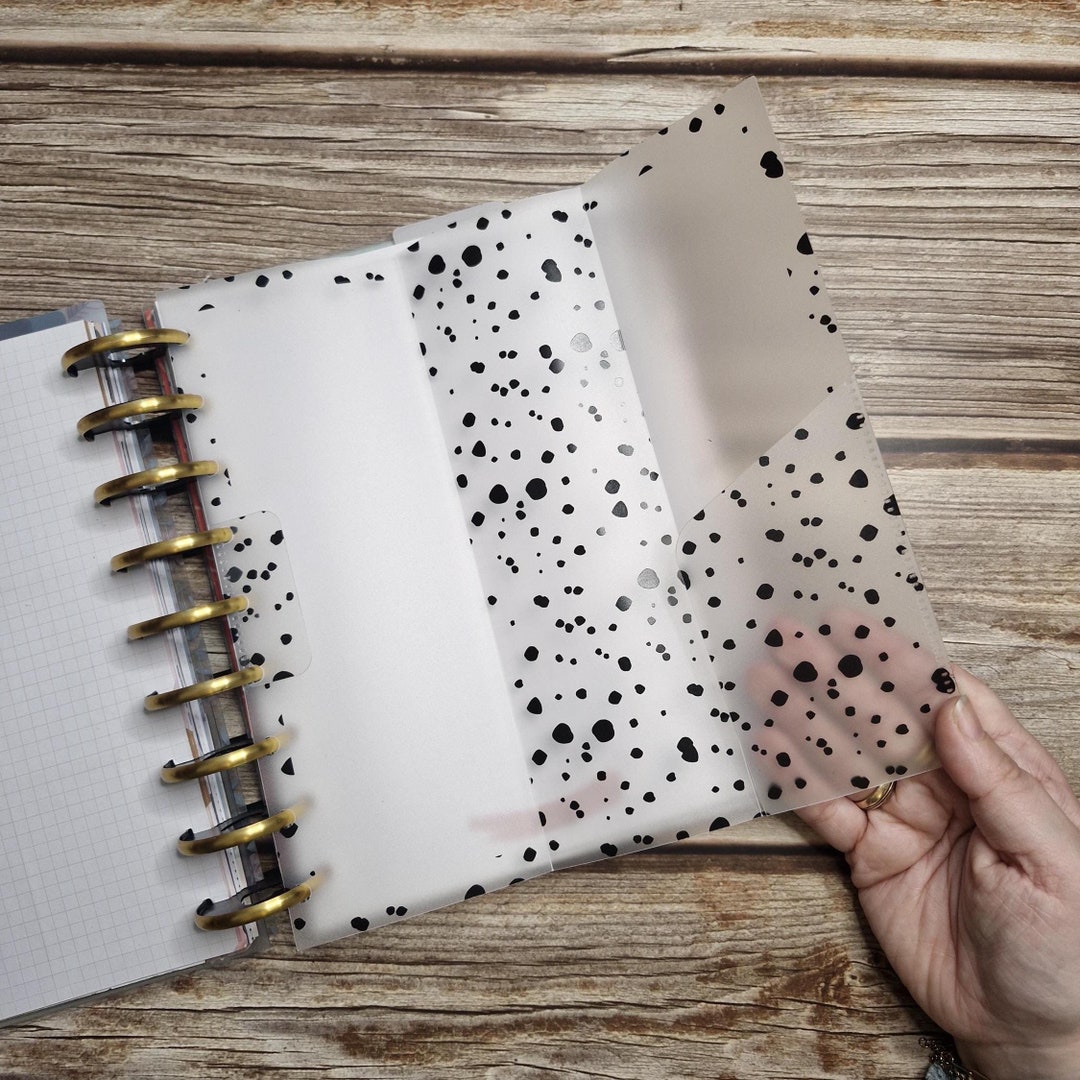 Dots Tri-fold Classic HP Folder for Sticky Notes and Stickers, Happy ...