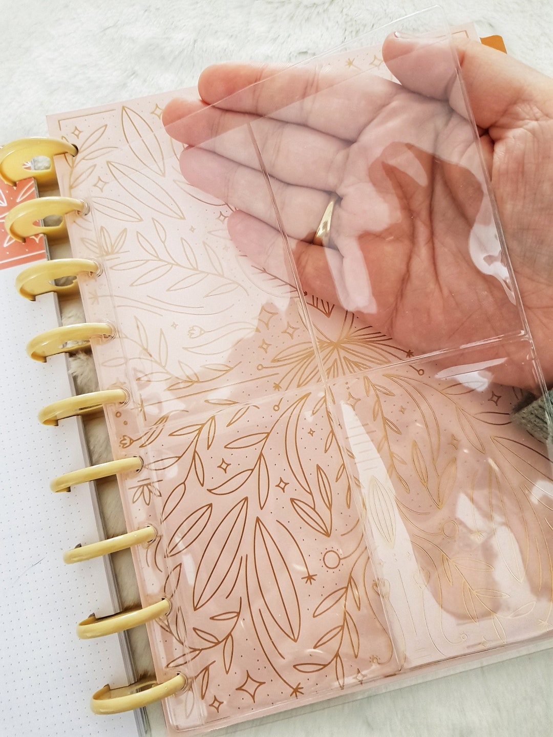 8-disc Planner Pocket, 4 Pocket Clear Card Holder Dashboard, Card ...