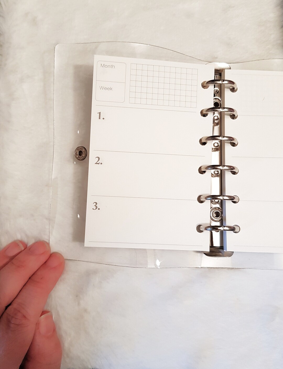 Pocket Undated Weekly Planner Refill: A7 Size, 6-ring Inserts - Etsy