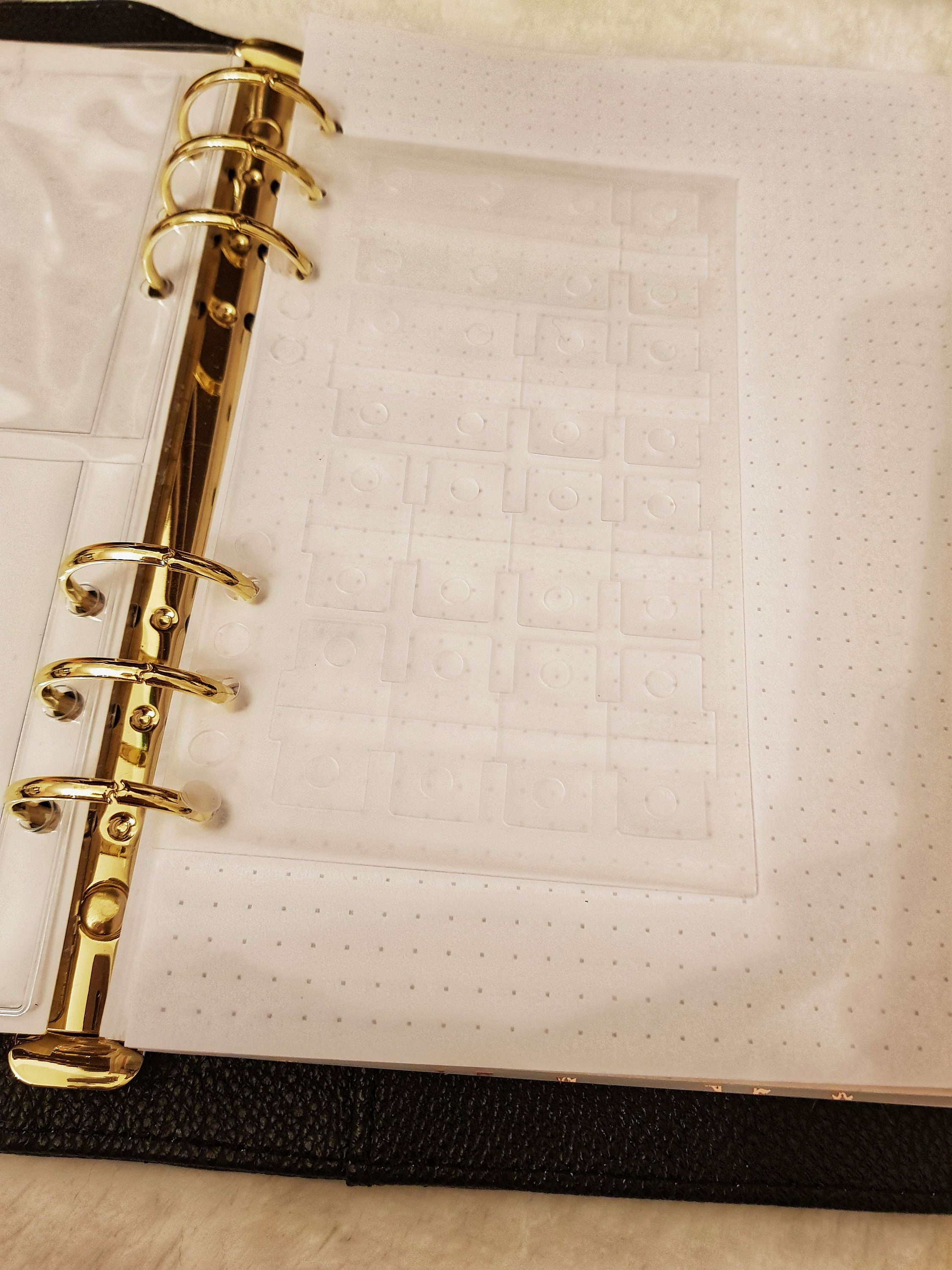 Ring Bound Storage Stickers Planner Page Lifters Journaling - Etsy