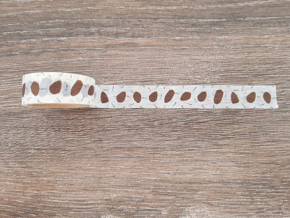 Paper Snail mail Autumn Pinecone washi tape sample Masking tape Bujo ...