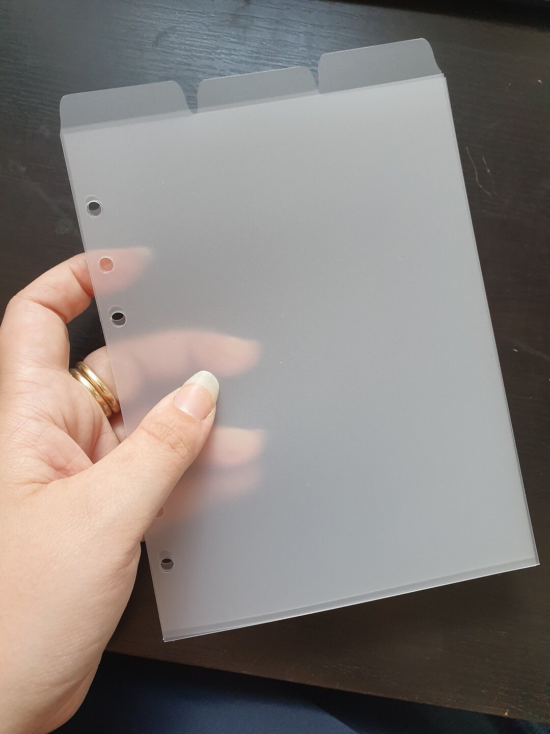 Frosted Planner Dividers, Happy Planner Dividers With Top Tab, Side Tab ...