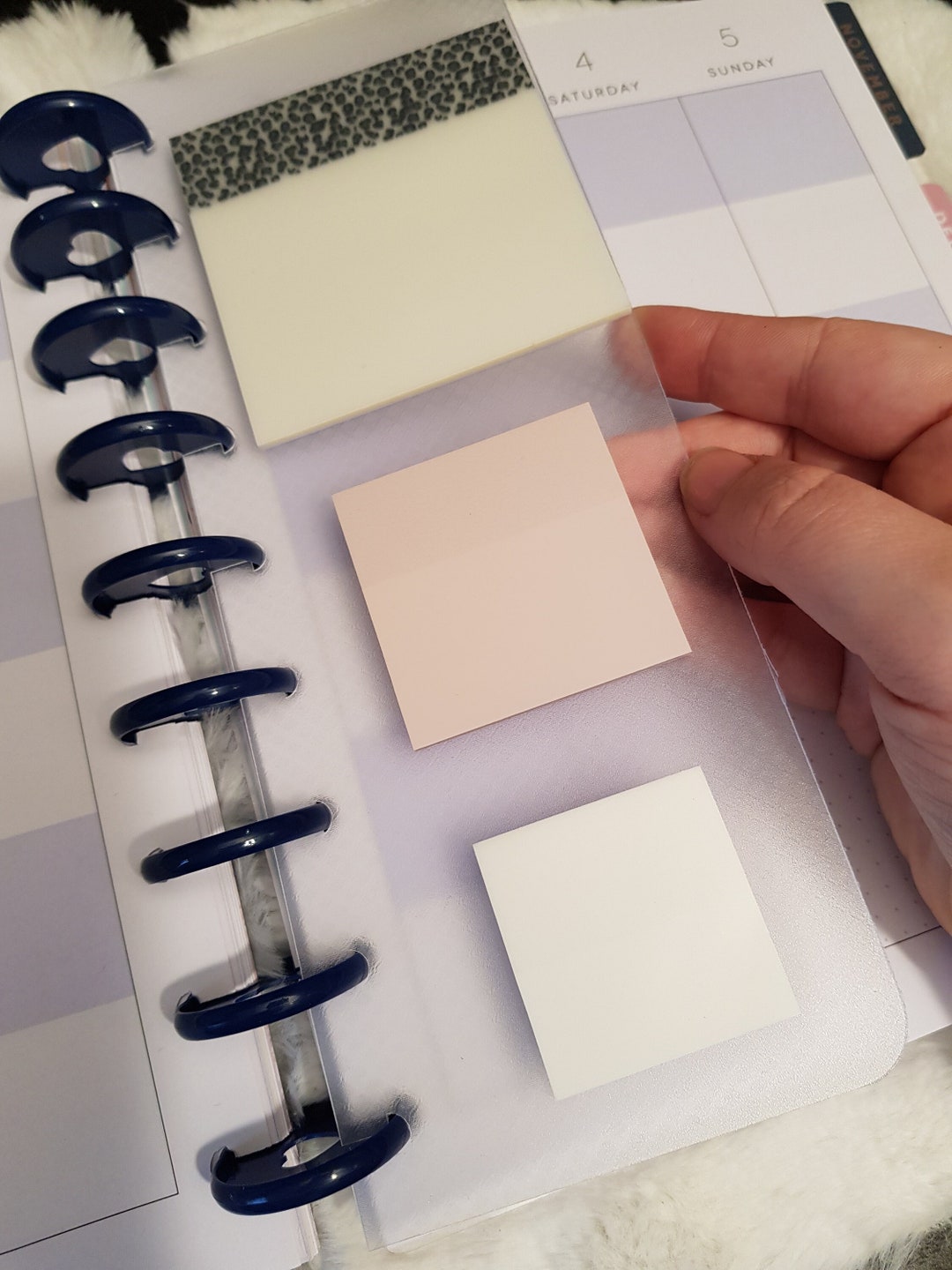 2 Options - Sticky Note Dashboard for Planner, Happy Planner Half Page ...