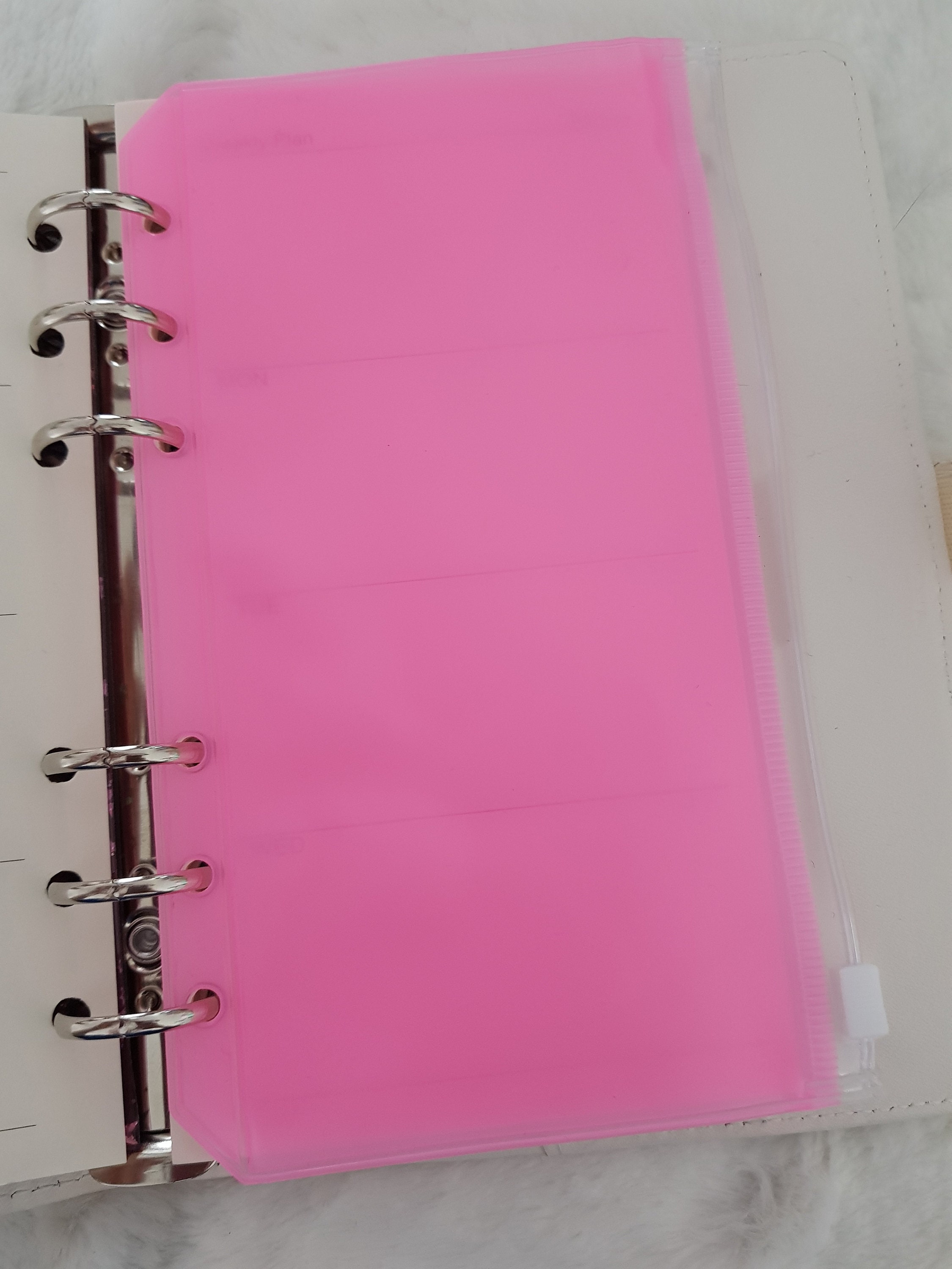 Pink Sticker Pouch for Personal Planner Sticker Storage - Etsy