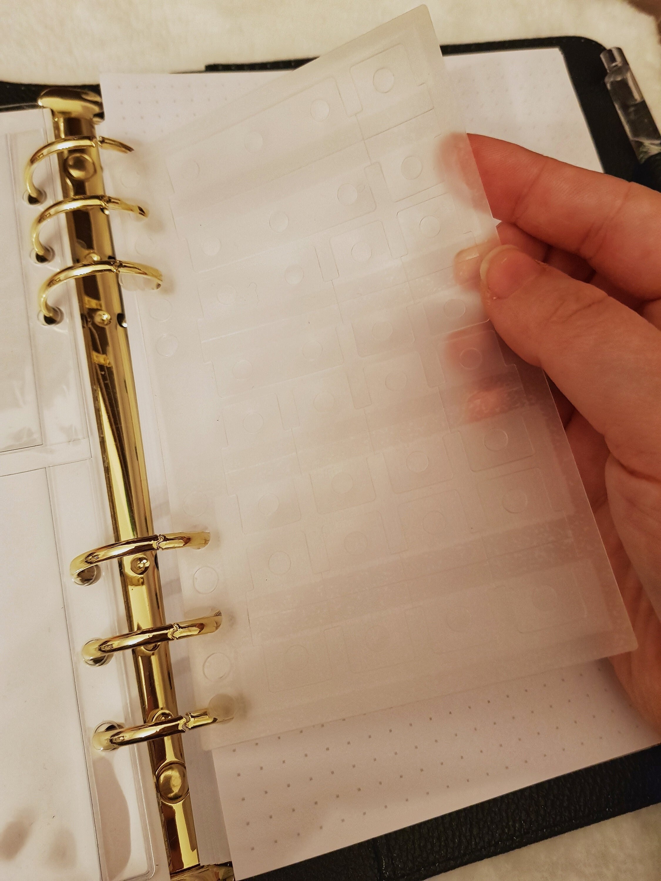 Ring Bound Storage Stickers Planner Page Lifters Journaling - Etsy